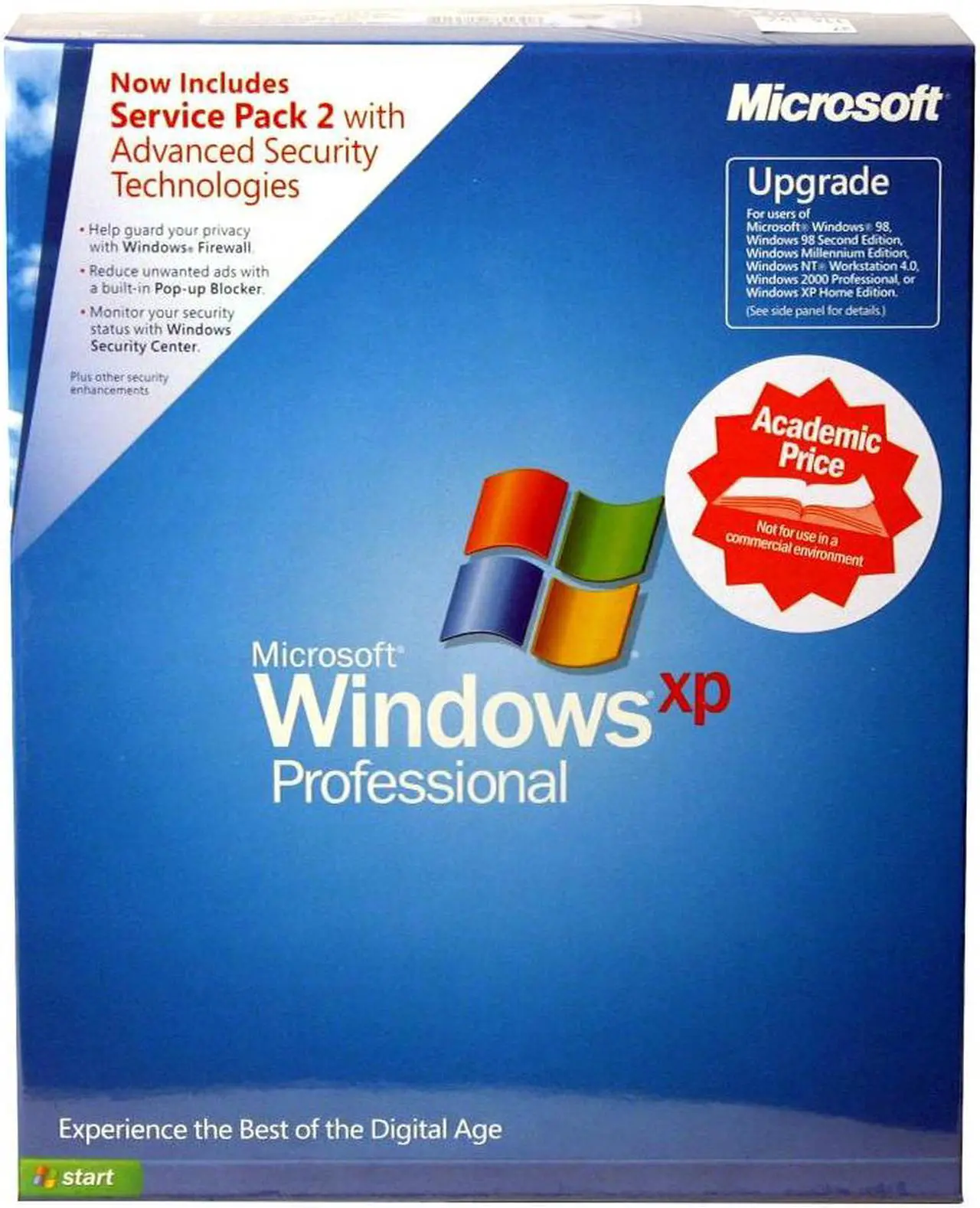 Microsoft Windows XP Pro Upgrade with SP2 - Newegg.com