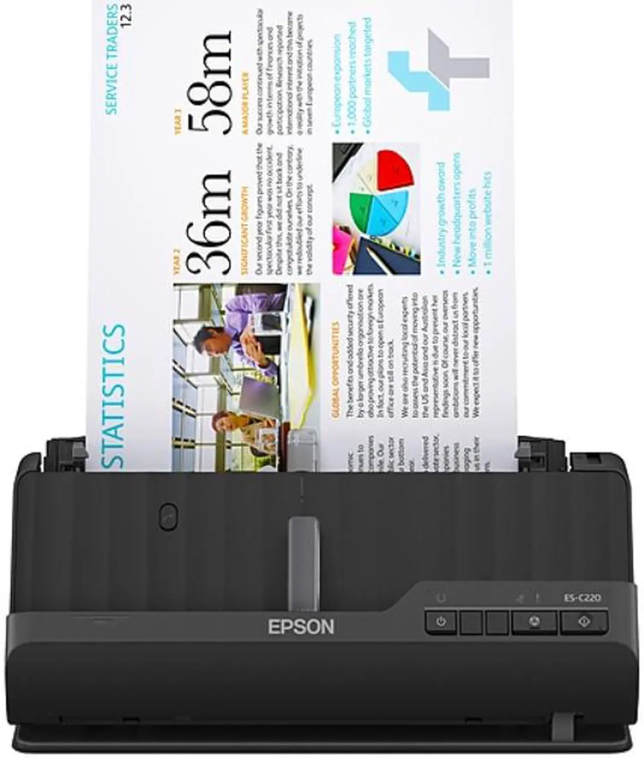 Epson WorkForce ES-C220 Compact Desktop Document Scanner - Newegg.com