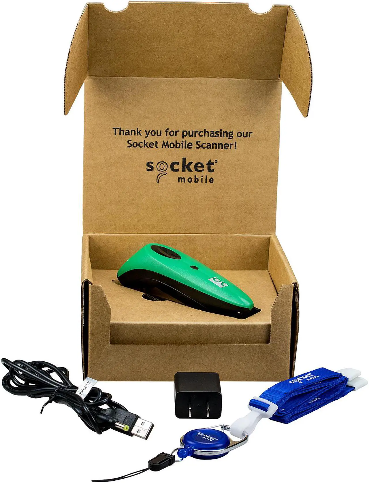 Socket Mobile CHS 7Ci 1D Imager Barcode Scanner with Bluetooth, Green ...