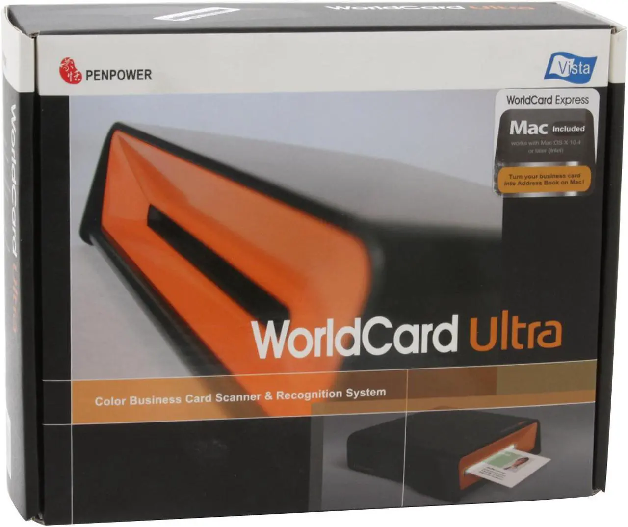 PenPower WorldCard Ultra(SWOCR0038) Color Business Card 600 dpi Scanner ...