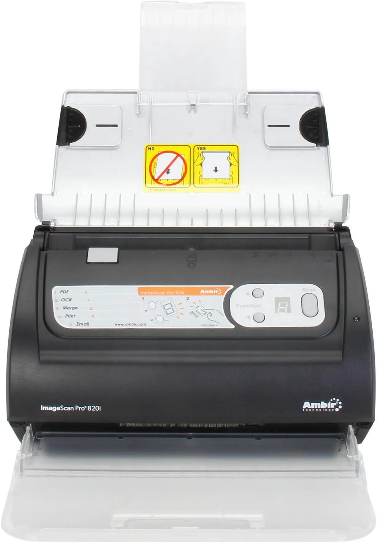 Ambir ImageScan Pro 820i DS820-AS Duplex Document and ID Scanner ...