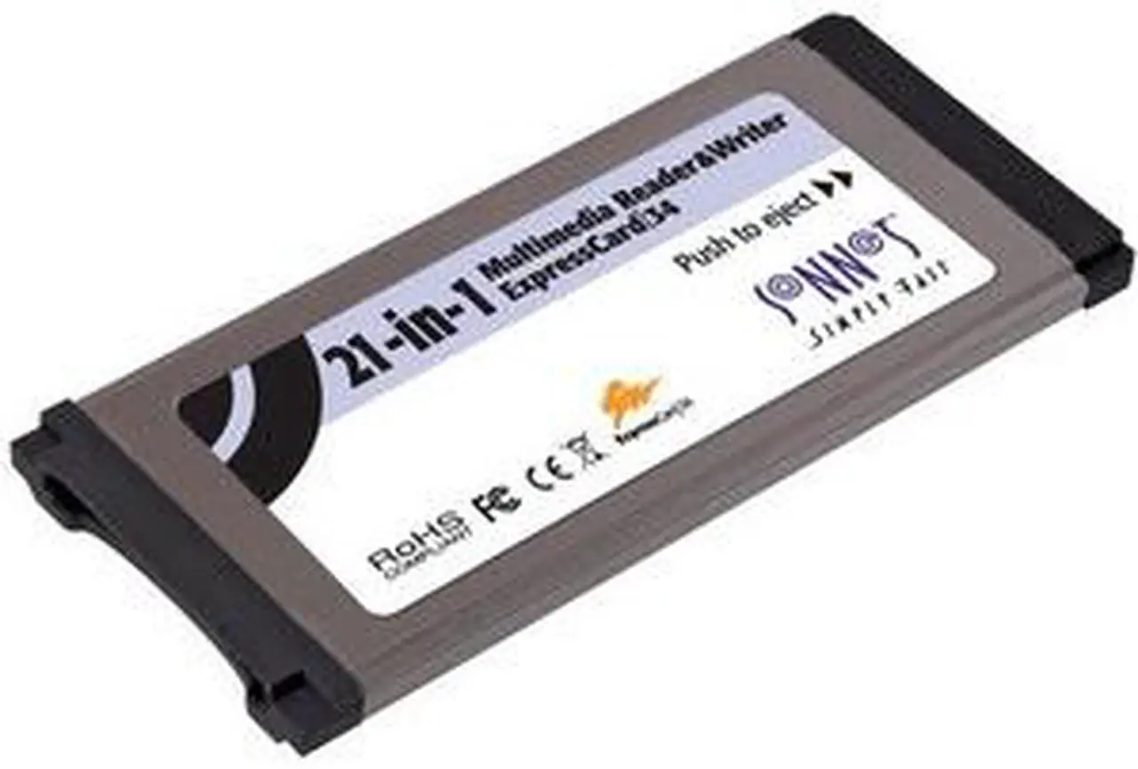 Sonnet MMRW-E34 ExpressCard slot Multimedia Memory Card Reader & Writer ...