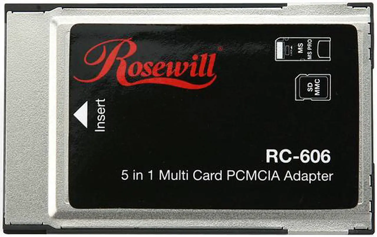 Rosewill RC-606 5-in-1 PCMCIA Adapter - Newegg.com