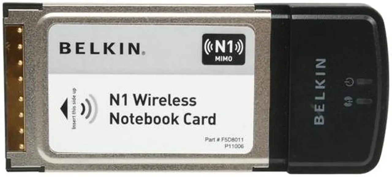 BELKIN F5D8011 N1 Wireless Notebook Card - Newegg.com