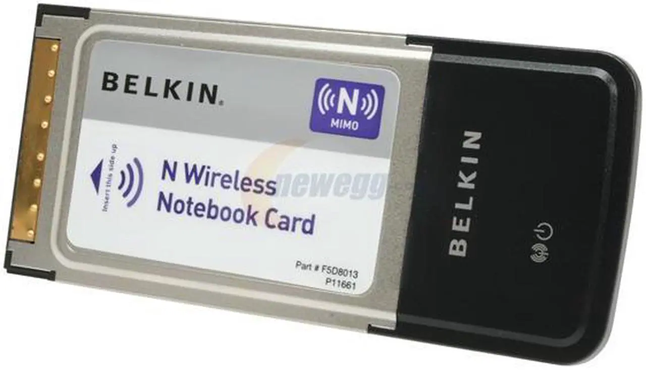 BELKIN F5D8013 N Wireless Notebook Card - Newegg.com