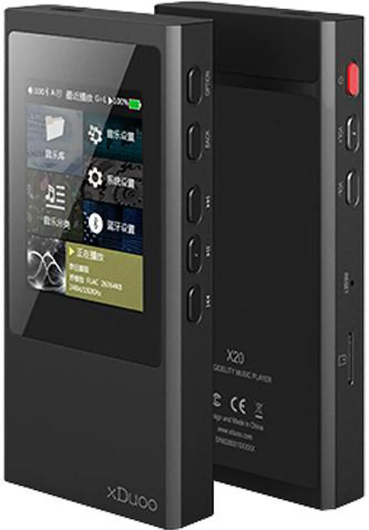 xDuoo Media Player X20 2.4 IPS Bluetooth4.0 USB TF Card In-Car Play ...