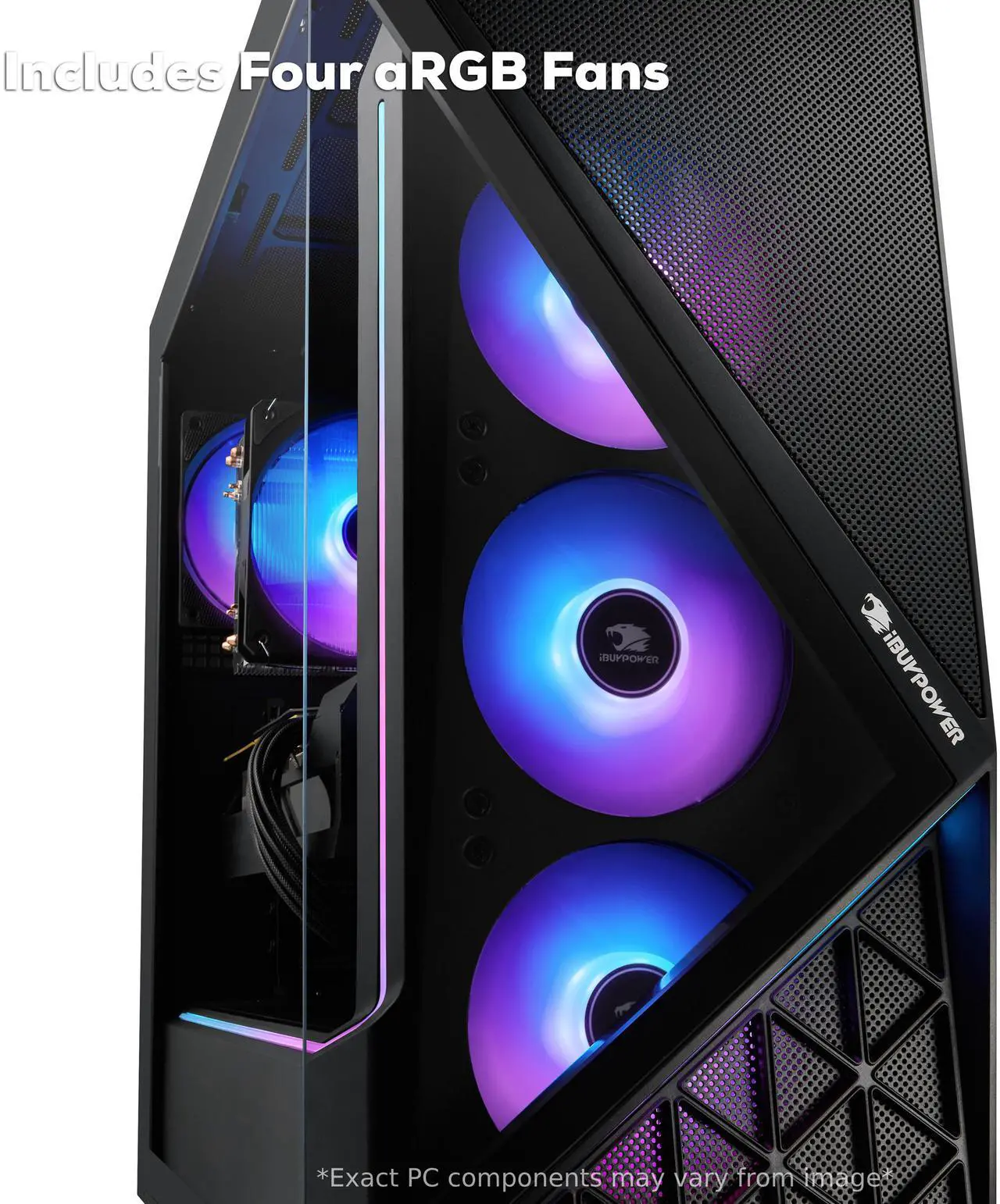 iBUYPOWER Slate 9 Black Gaming PC Desktop - AMD Ryzen 7 7800X3D - AMD ...