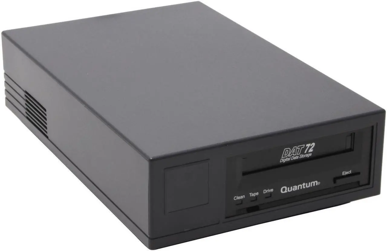 Open Box: Quantum CD72LWE-SST Black 72GB DAT72 Tape Drive - Newegg.com