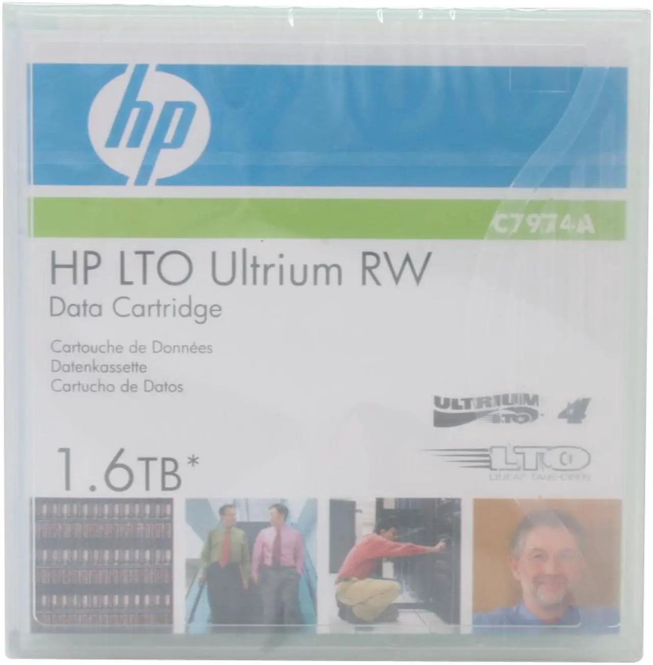 HP C7974A LTO Ultrium 4 LTO4 Ultrium 1.6TB Read / Write Data Cartridge ...