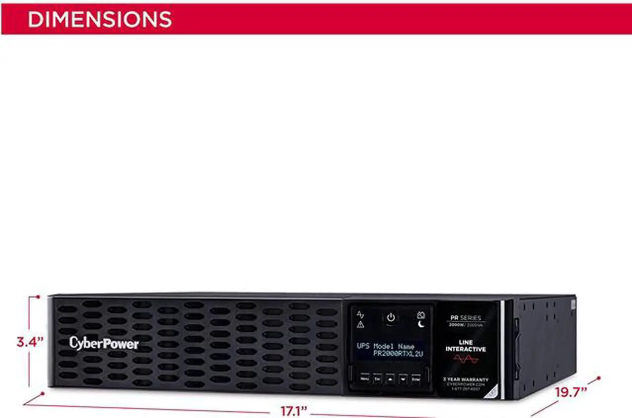 CyberPower PR2200RTXL2U Smart App Sinewave UPS - Newegg.com