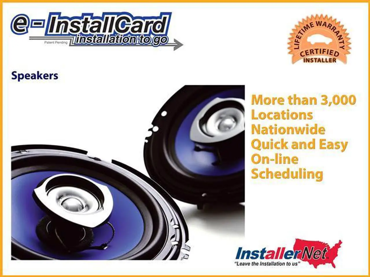 InstallerNet Speakers e-InstallCard - Newegg.com