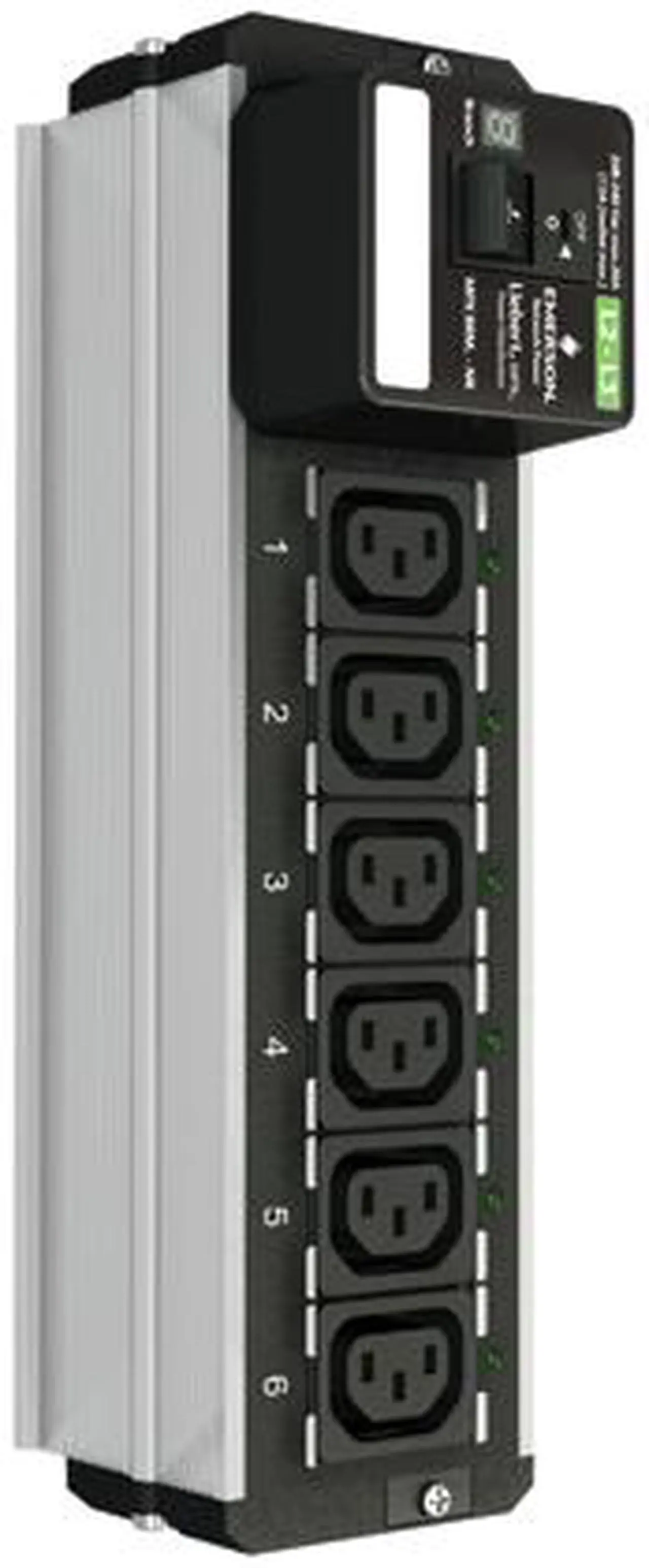 Liebert MPXBRM-NBBA6A1N Branch Receptacle Module 6 x 5-20R, 120 VAC ...