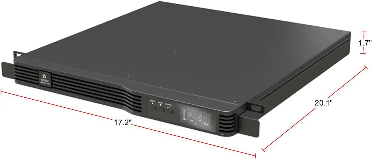 Vertiv Liebert PSI5-1000RM1201U PSI5 UPS - 1000VA 900W 120V 1U Line ...