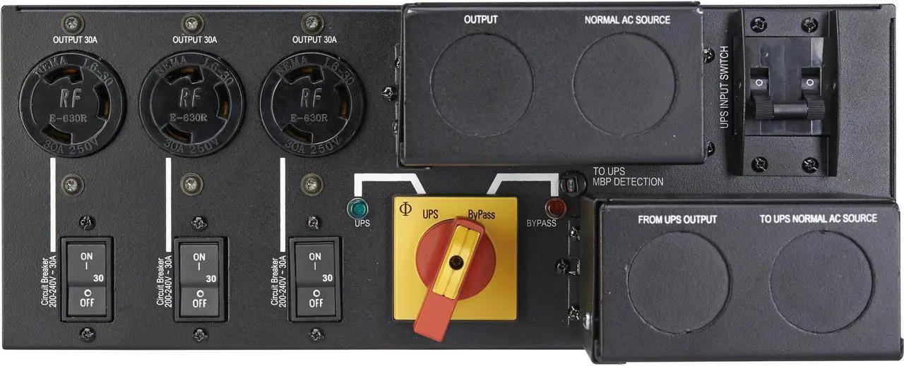 EATON MBP11K208 Rear-Mount 3U 208V Mnt Bypass Module for 8/11KVA 9PX ...