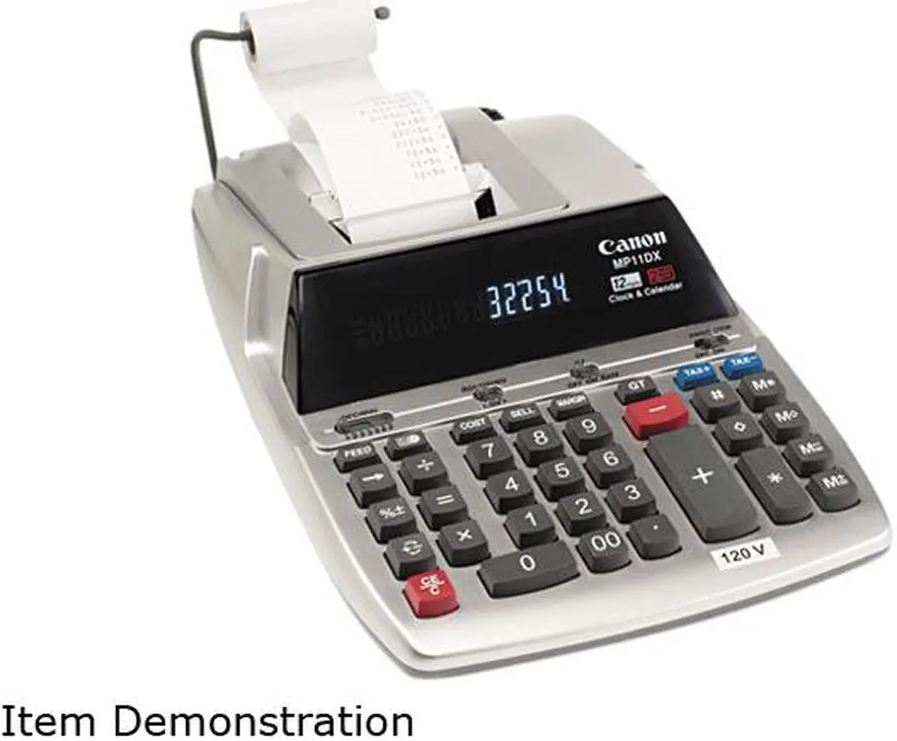 Canon USA MP11DX MP11DX Two-Color Printing Desktop Calculator, 12-Digit ...