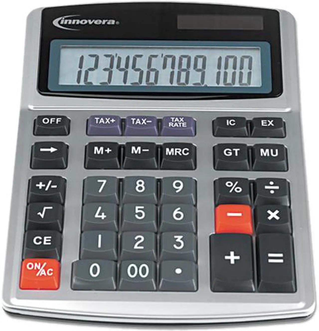 Innovera 15971 15971 Large Digit Commercial Calculator, 12-Digit LCD ...