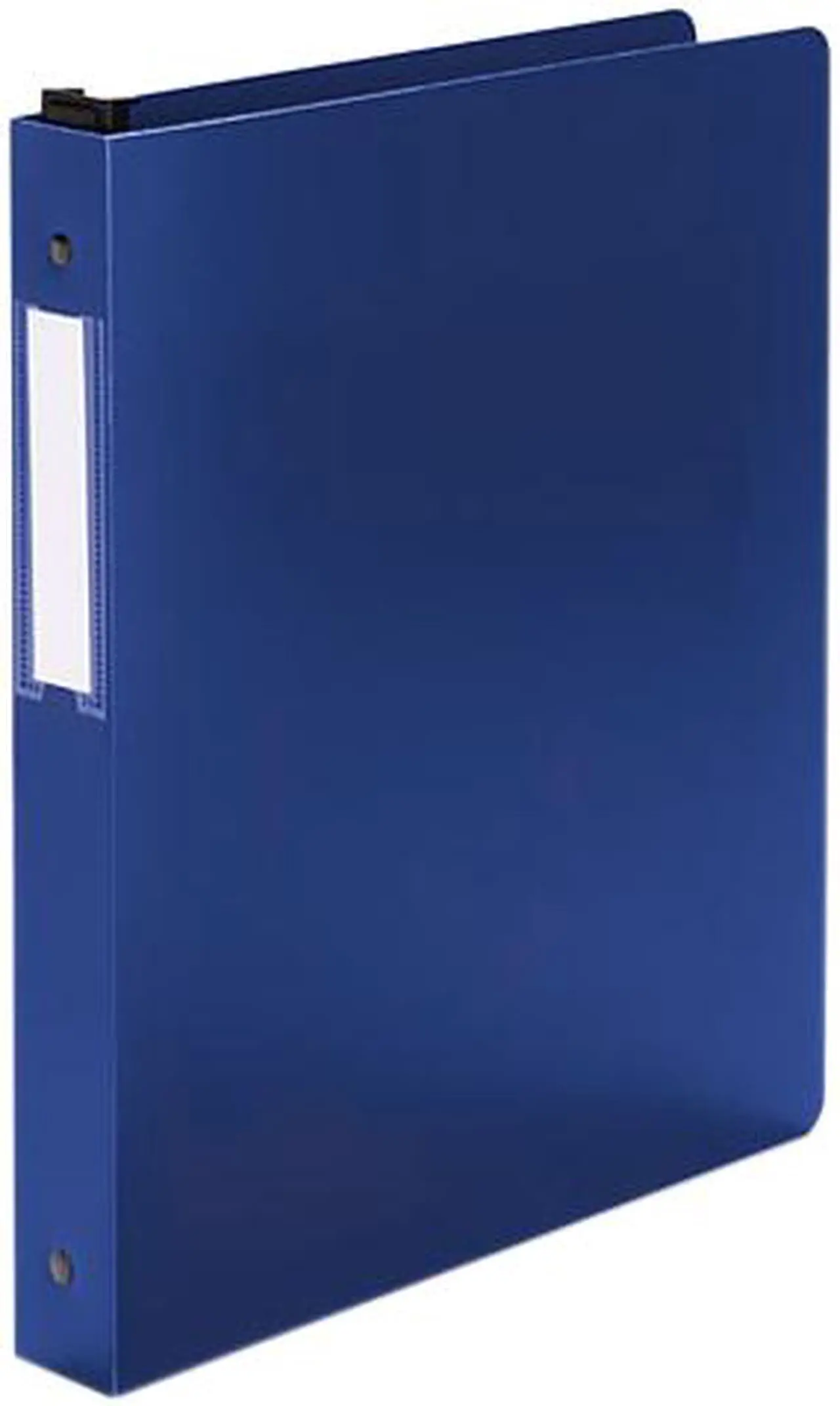 Wilson Jones 390-14BL Hanging DublLock Round Ring Poly Binder,11 x 8-1/ ...