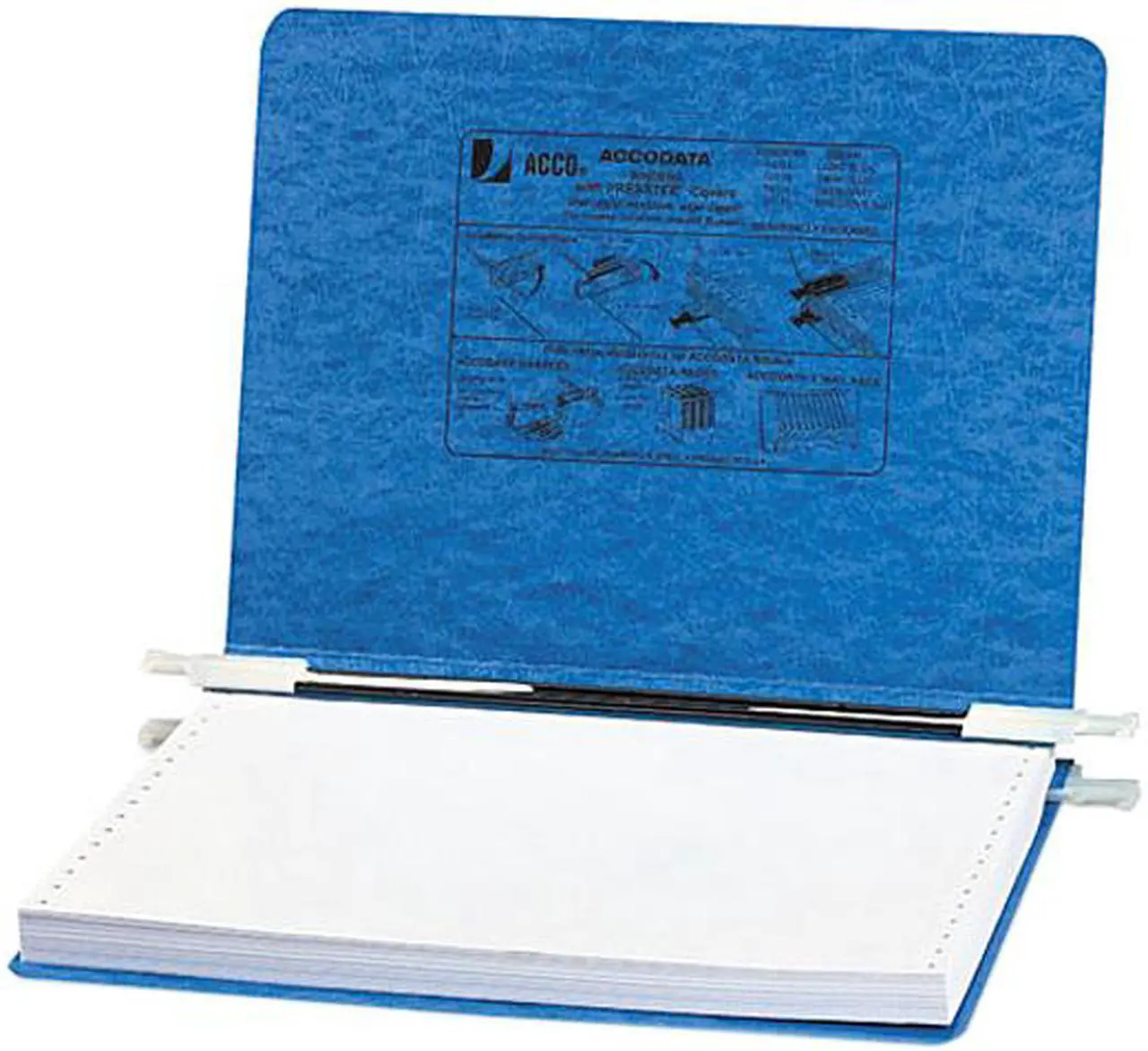 ACCO 54132 Pressboard Hanging Data Binder, 12 x 8-1/2 Unburst Sheets ...