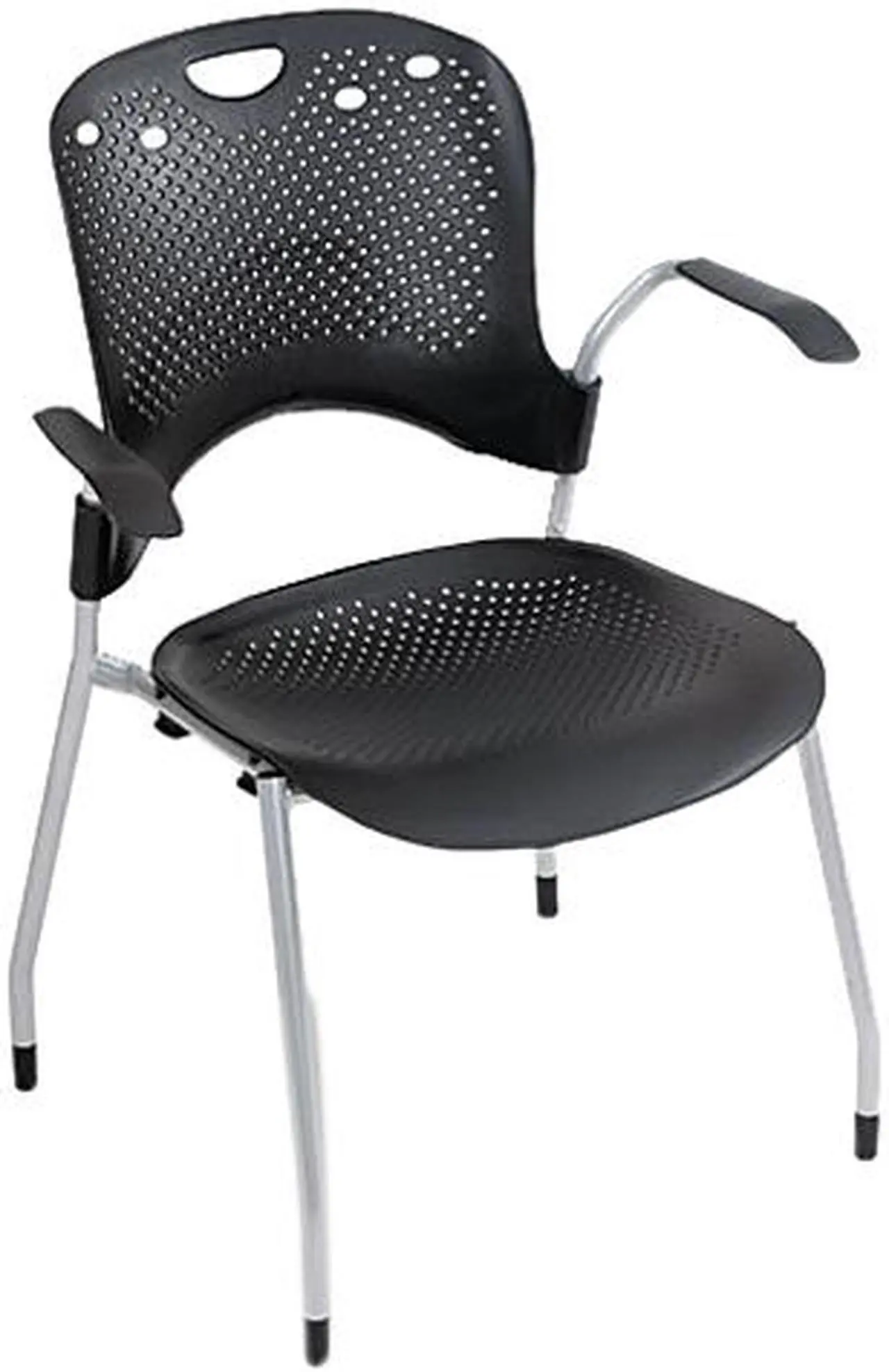 BALT 34554 Circulation Series Stacking Chair, Black, 25 x 23-3/4 x 34 ...