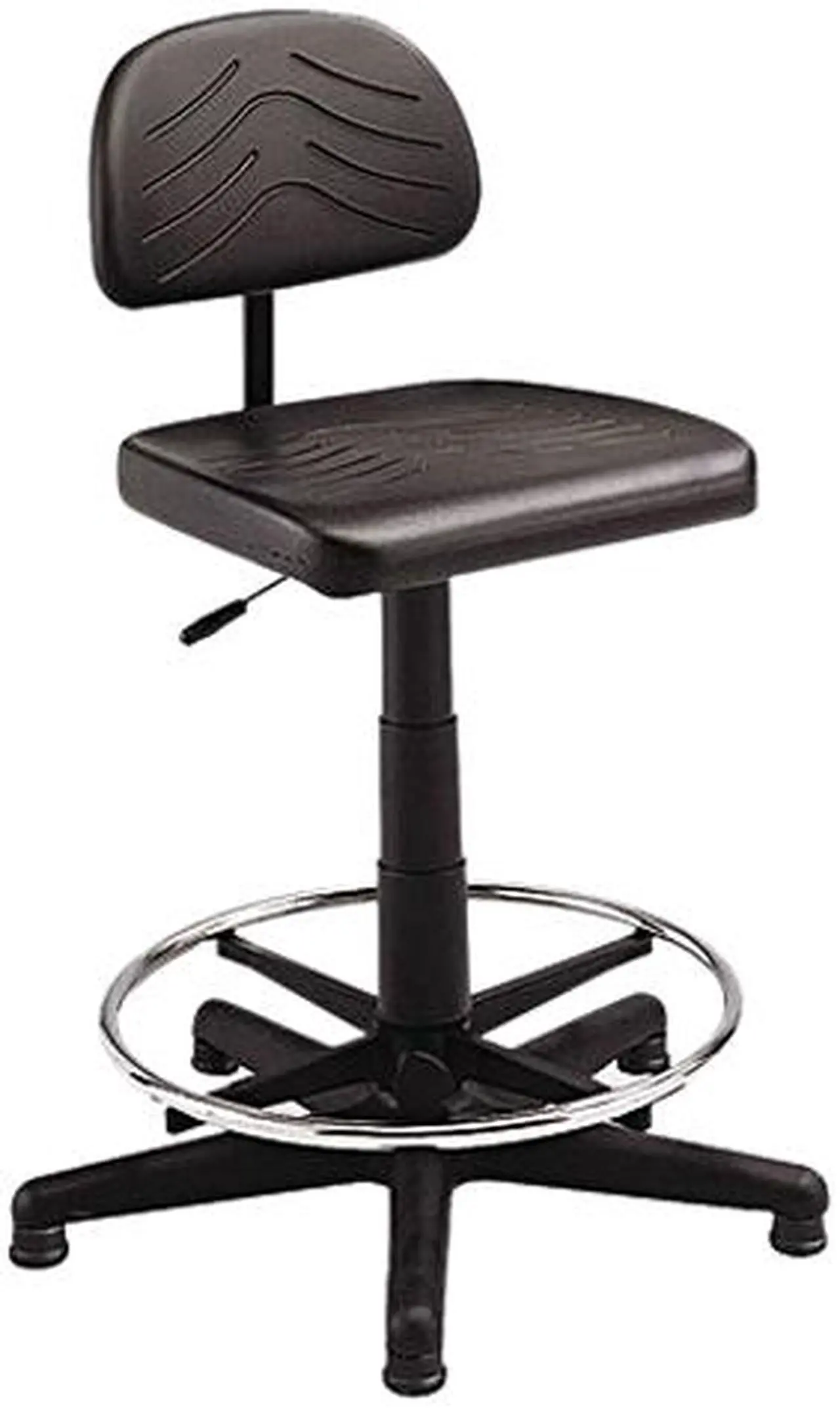 Safco 5110 TaskMaster EconoMahogany WorkBench Chair, Black - Newegg.com