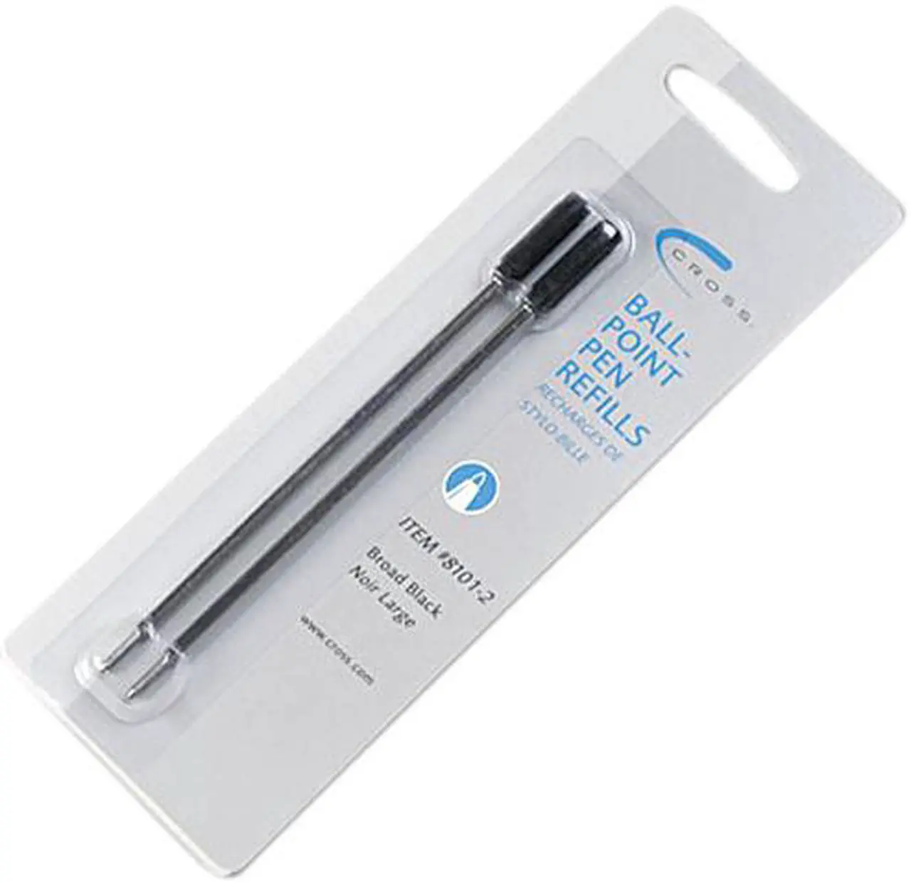 Cross 8101-2 Refill for Cross Ballpoint Pens, Broad, Black Ink, 2/Pack ...