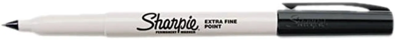 Sharpie 35001 Permanent Marker, Extra Fine Point, Black, Dozen - Newegg.com