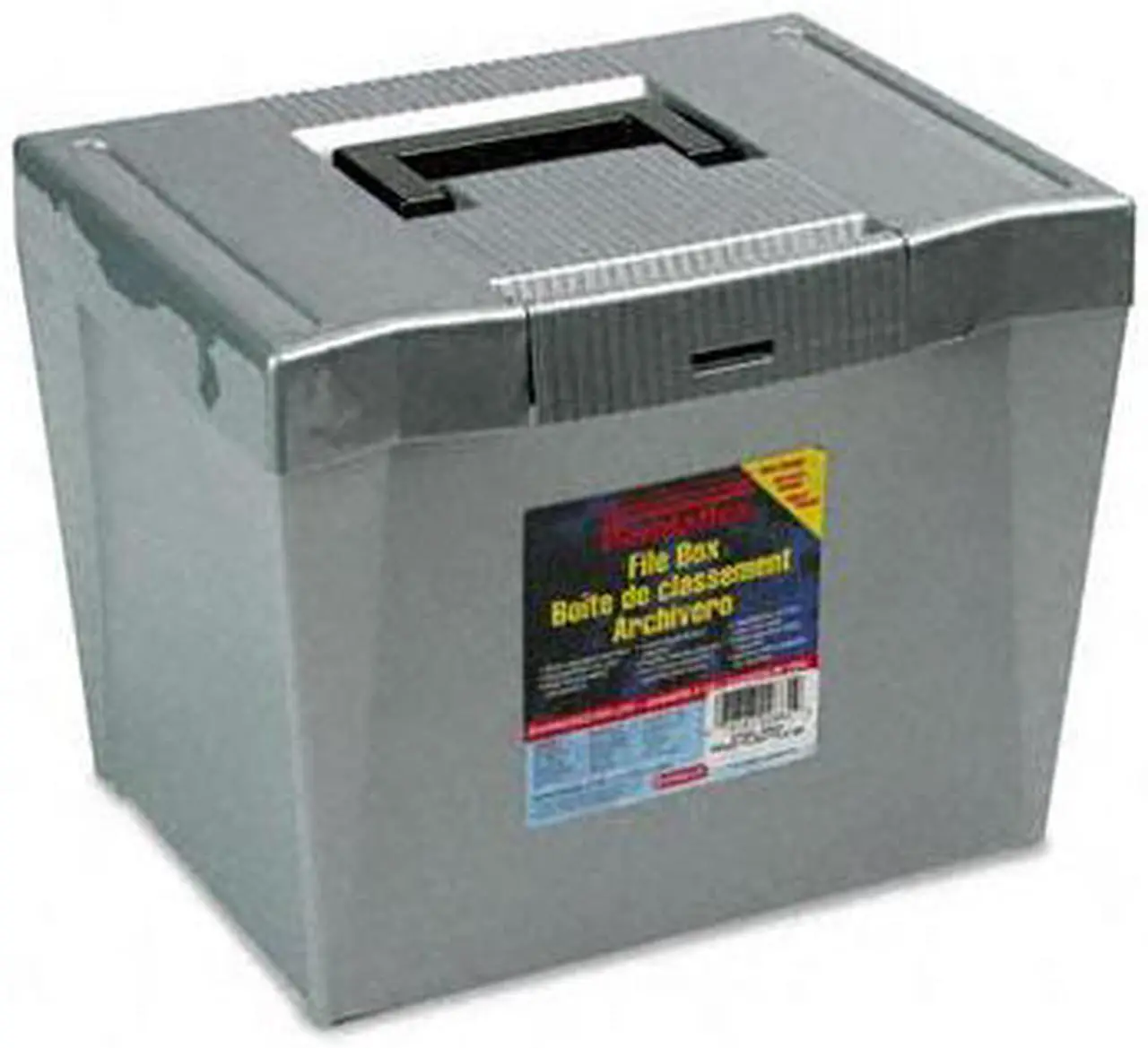 Pendaflex 20862 Portable File Storage Box, Letter, Plastic, 14-7/8 x 11 ...