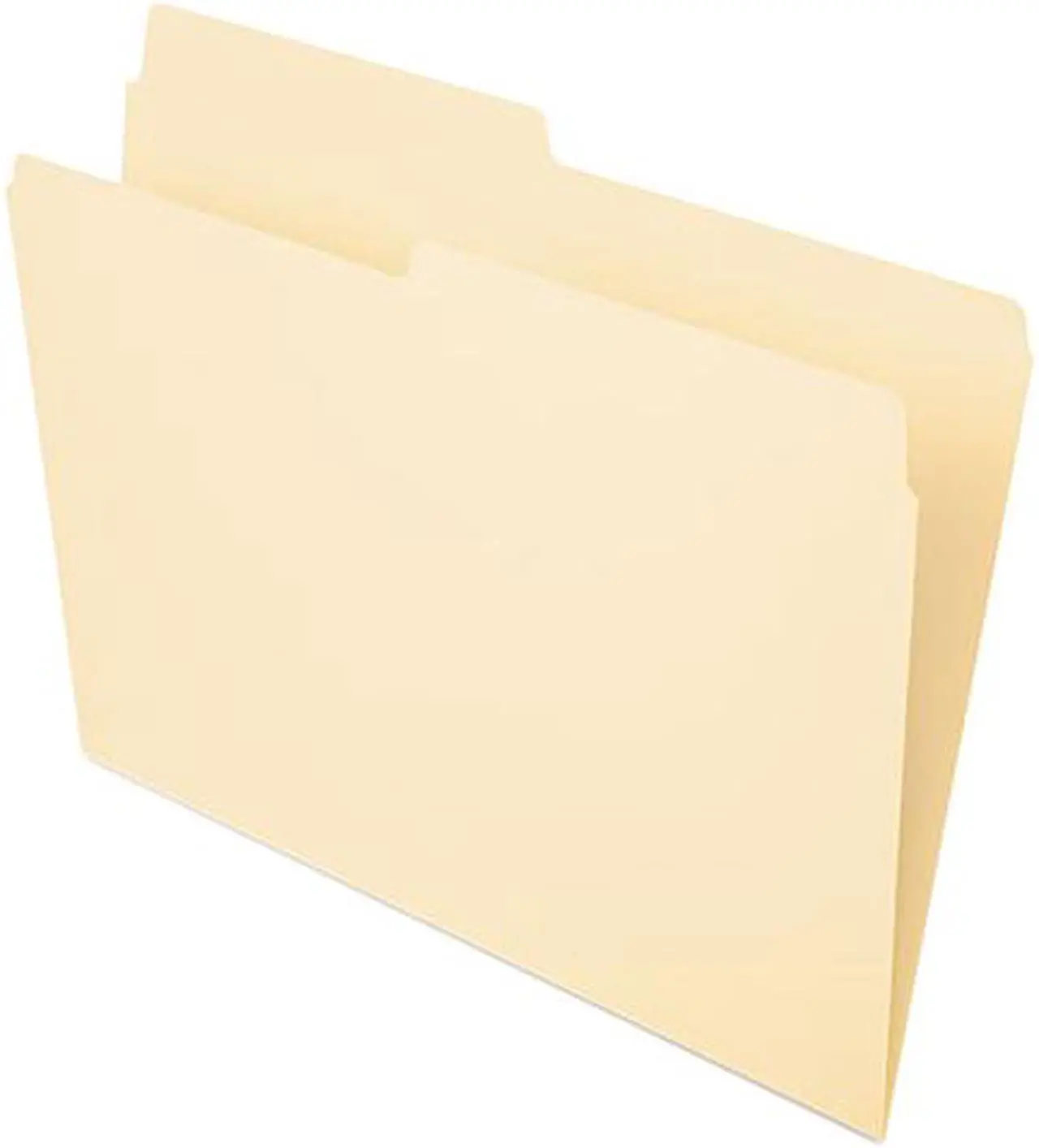Pendaflex Essentials 752-1/2 File Folders, 1/2 Cut, Top Tab, Letter ...