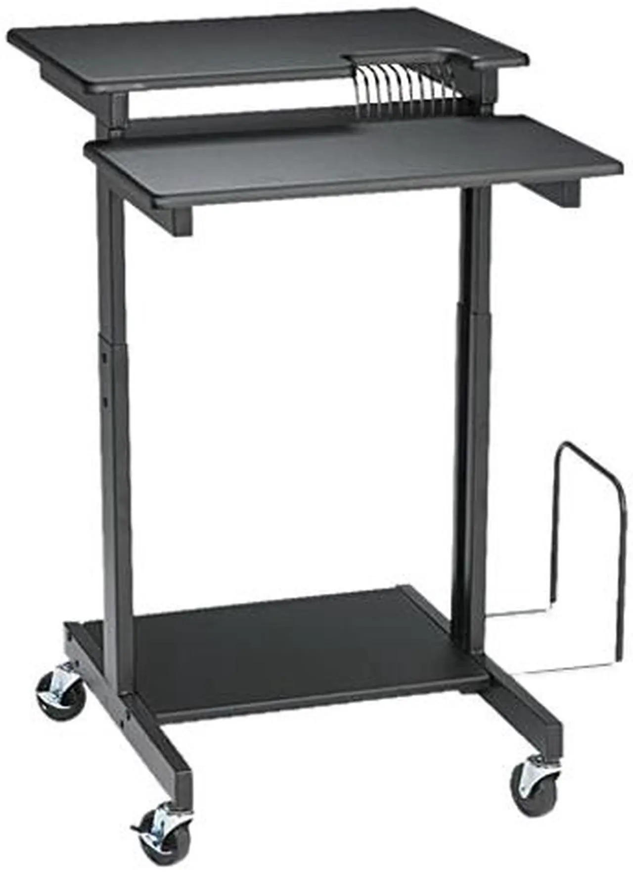 BALT 85052 Web A/V Stand-Up Workstation, 34w x 31d x 44-1/2h, Black ...