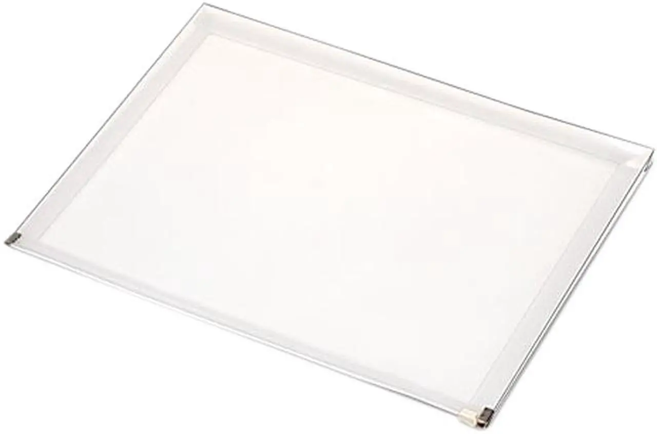 Globe-Weis 84190 Specialty Poly Zip Strip Envelope, Open Side, Clear, 5 ...