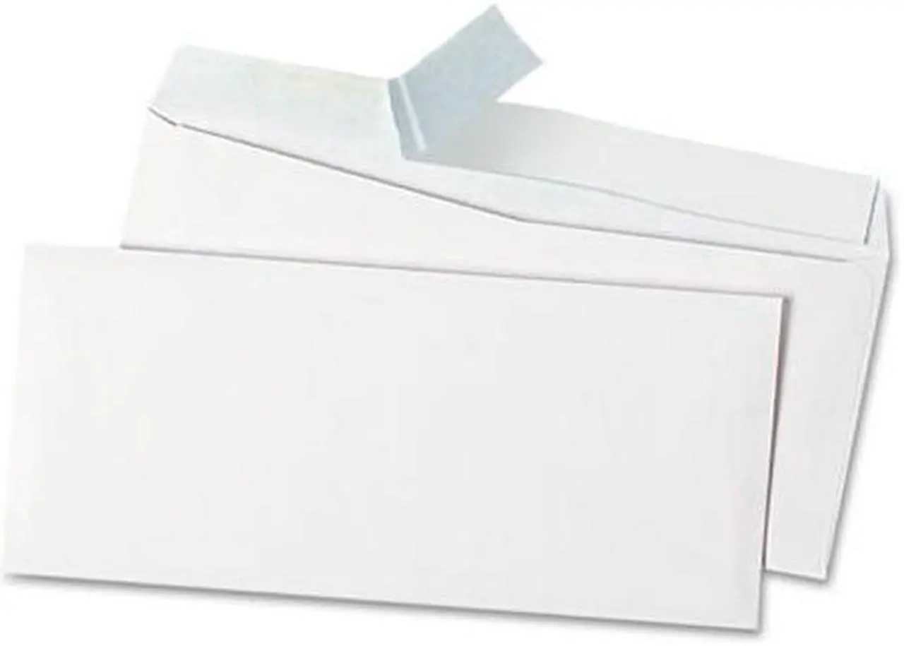 Office Impressions Peel Seal Strip Business Envelope, #10, White, 500 ...