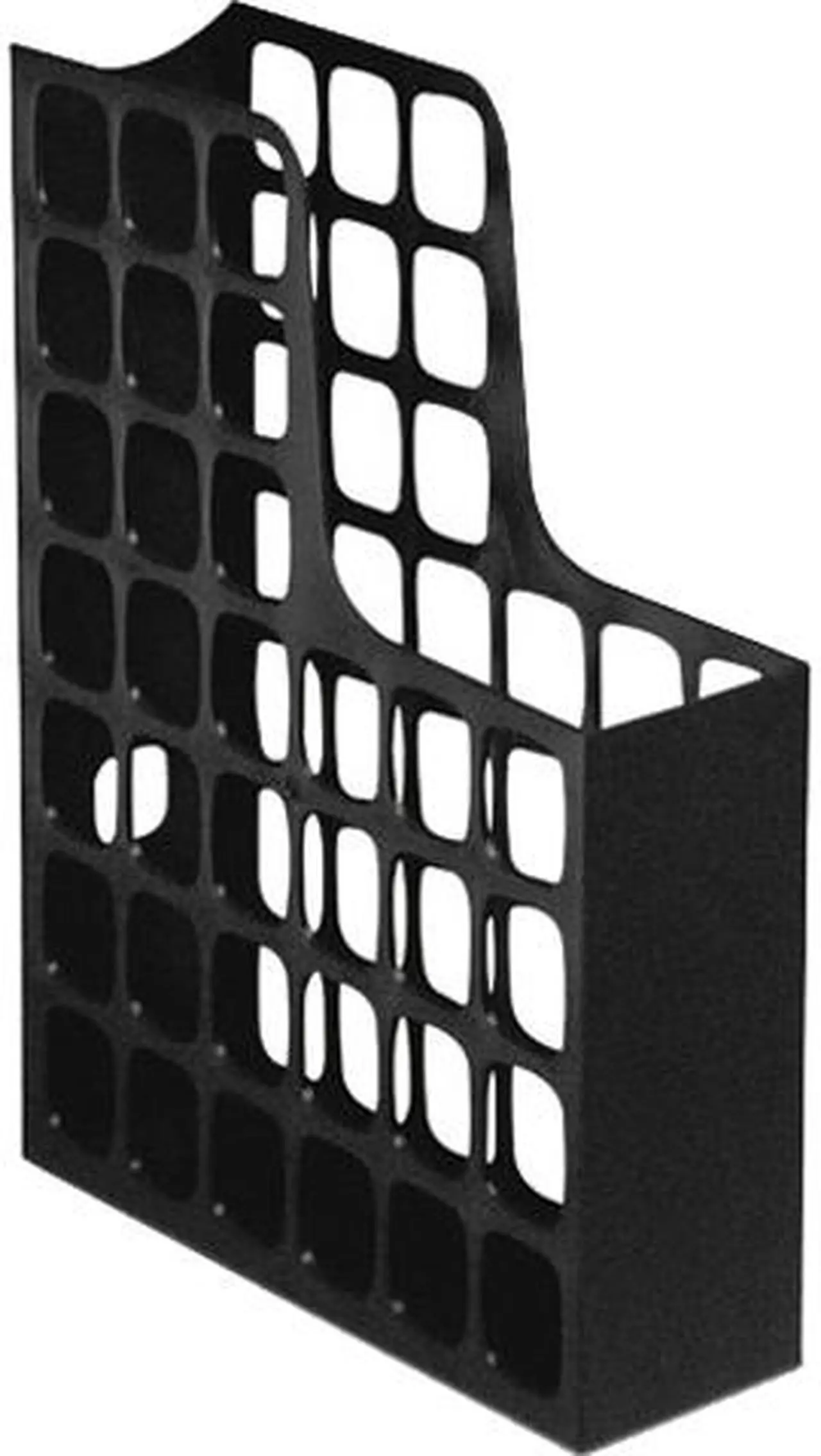 Oxford 24466 DecoFile Plastic Magazine File, 3 x 9 1/2 x 12 1/2, Black ...