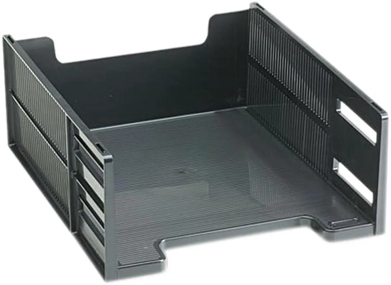 Rubbermaid 17671 Stackable High Capacity Front Load Letter Tray ...