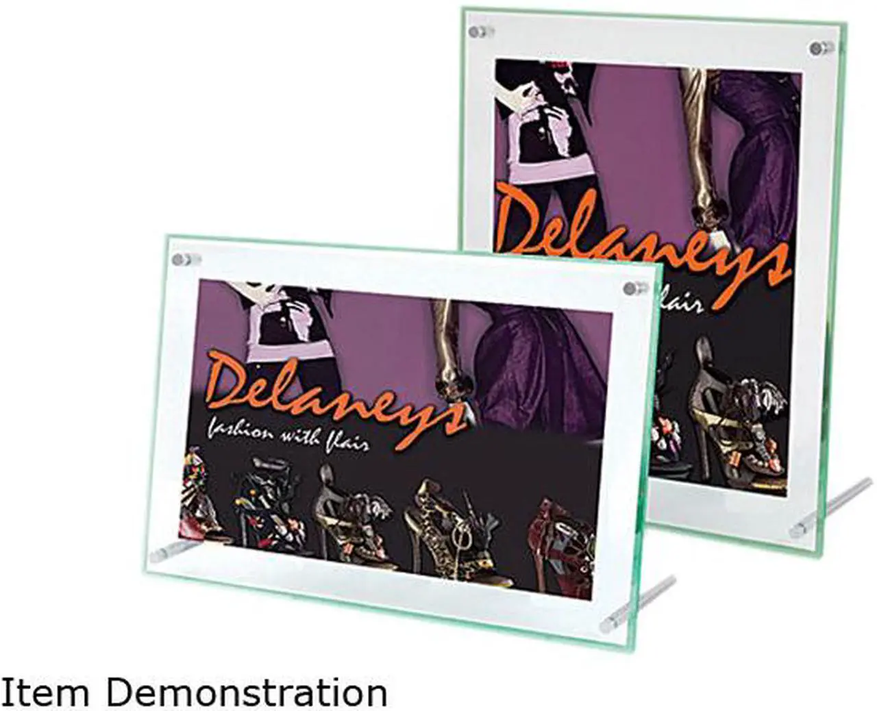 deflect-o 799693 Superior Image Beveled Edge Sign Holder, Acrylic, 11 x ...