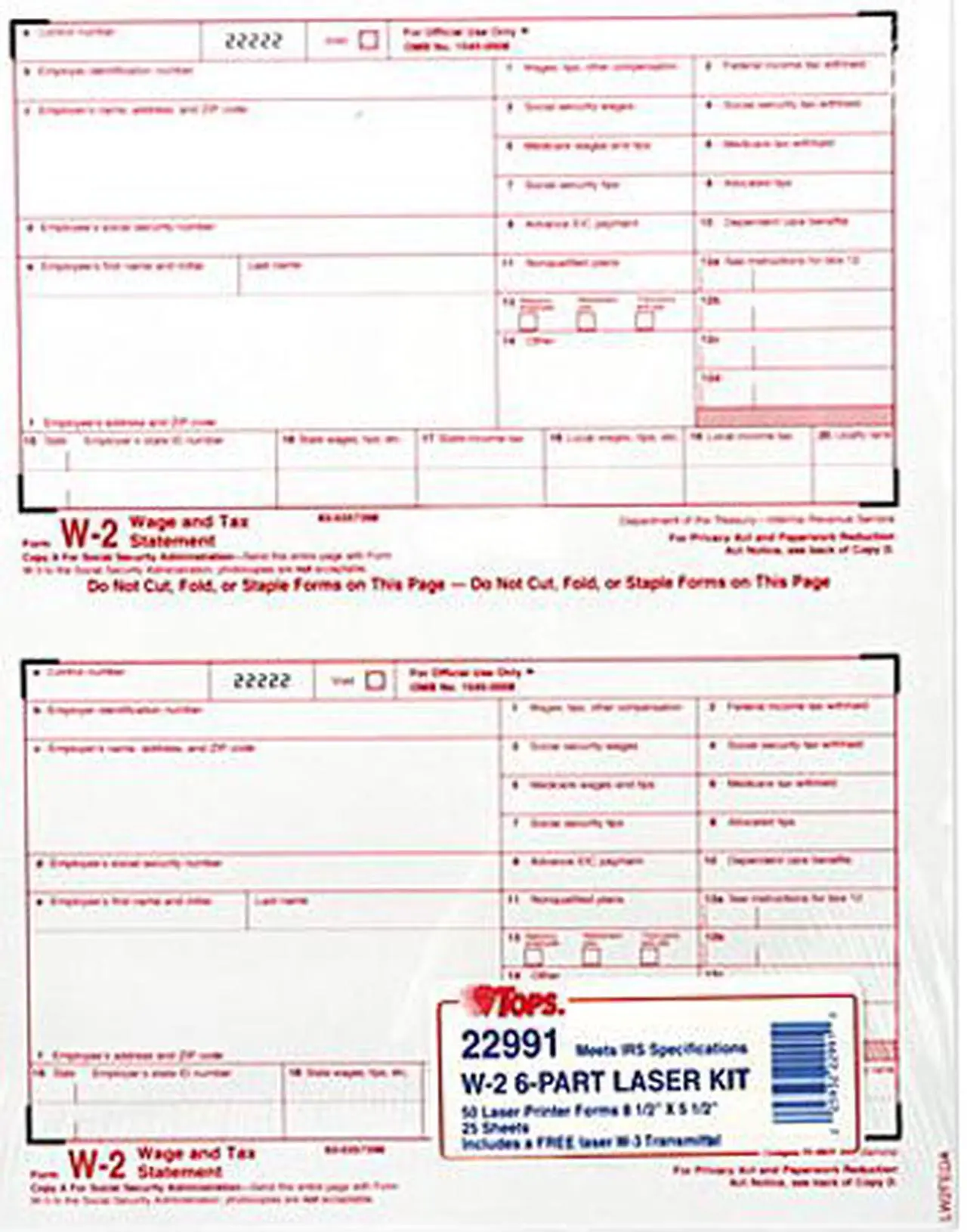 Tops 22991 OS - Business & Tax Forms - Newegg.com