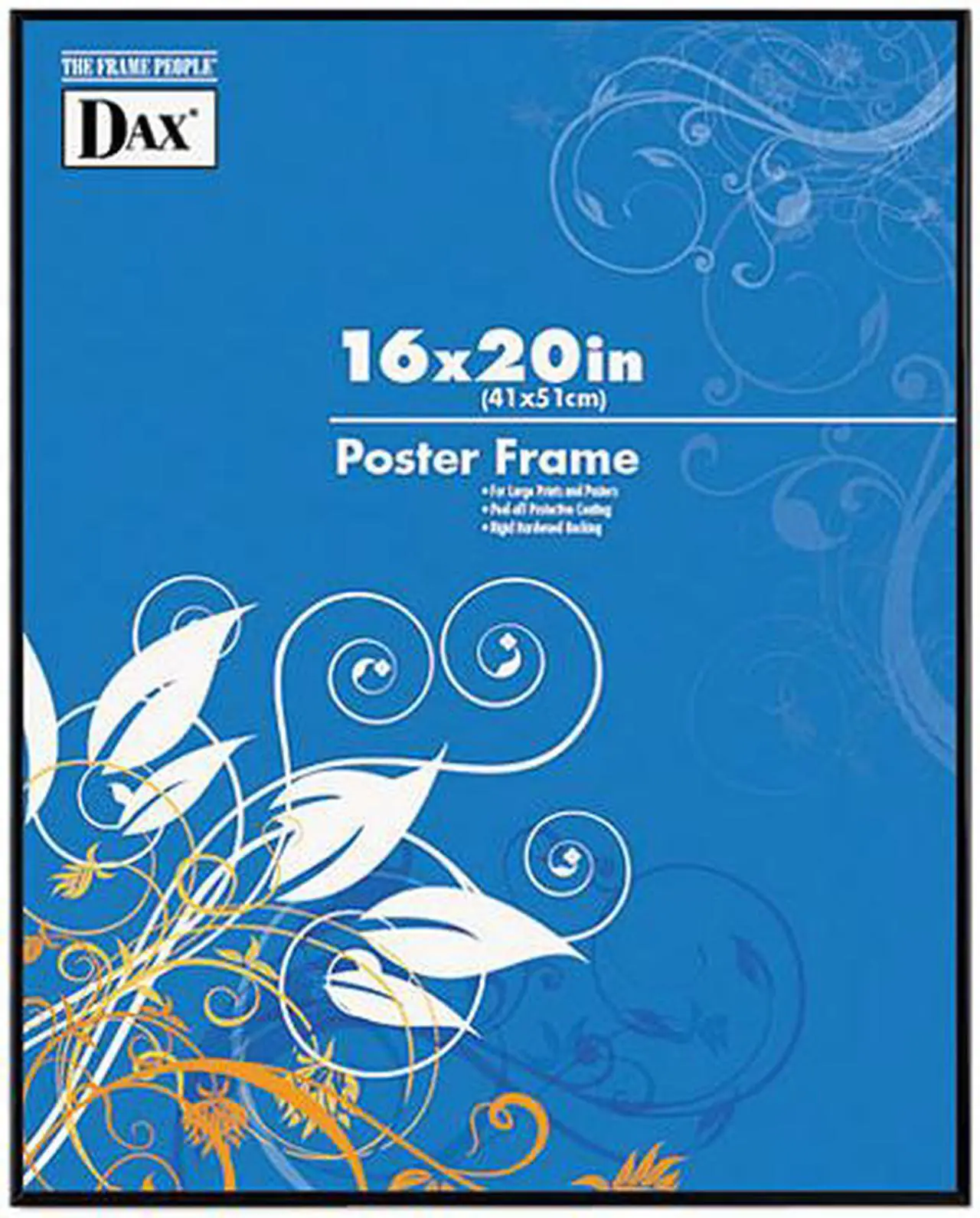 DAX N16016BT Burnes Black U-Channel Poster Frame - Newegg.com