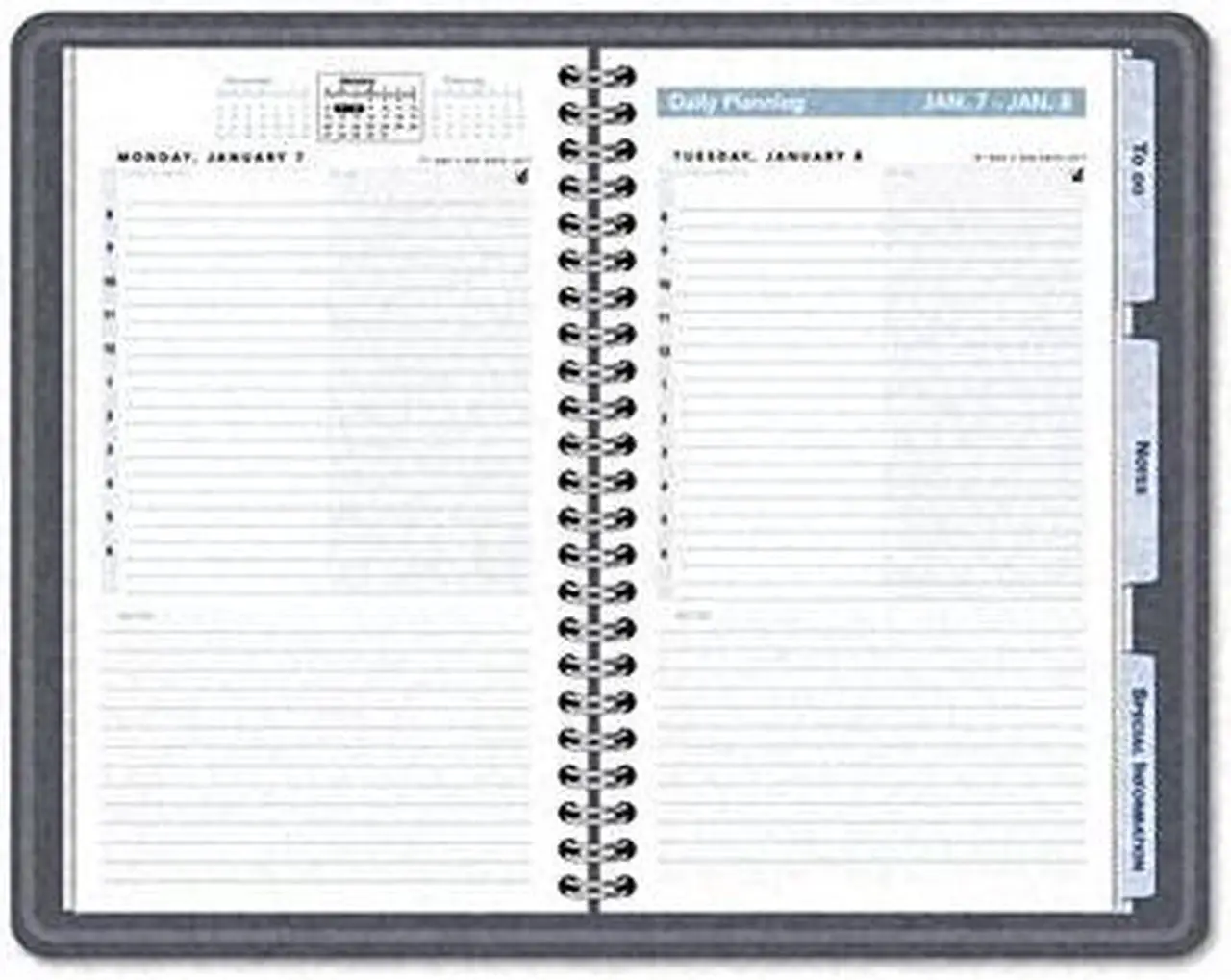 AT-A-GLANCE 70-EP04-05 The Action Planner Daily Appointment Book, 4-3/4 ...
