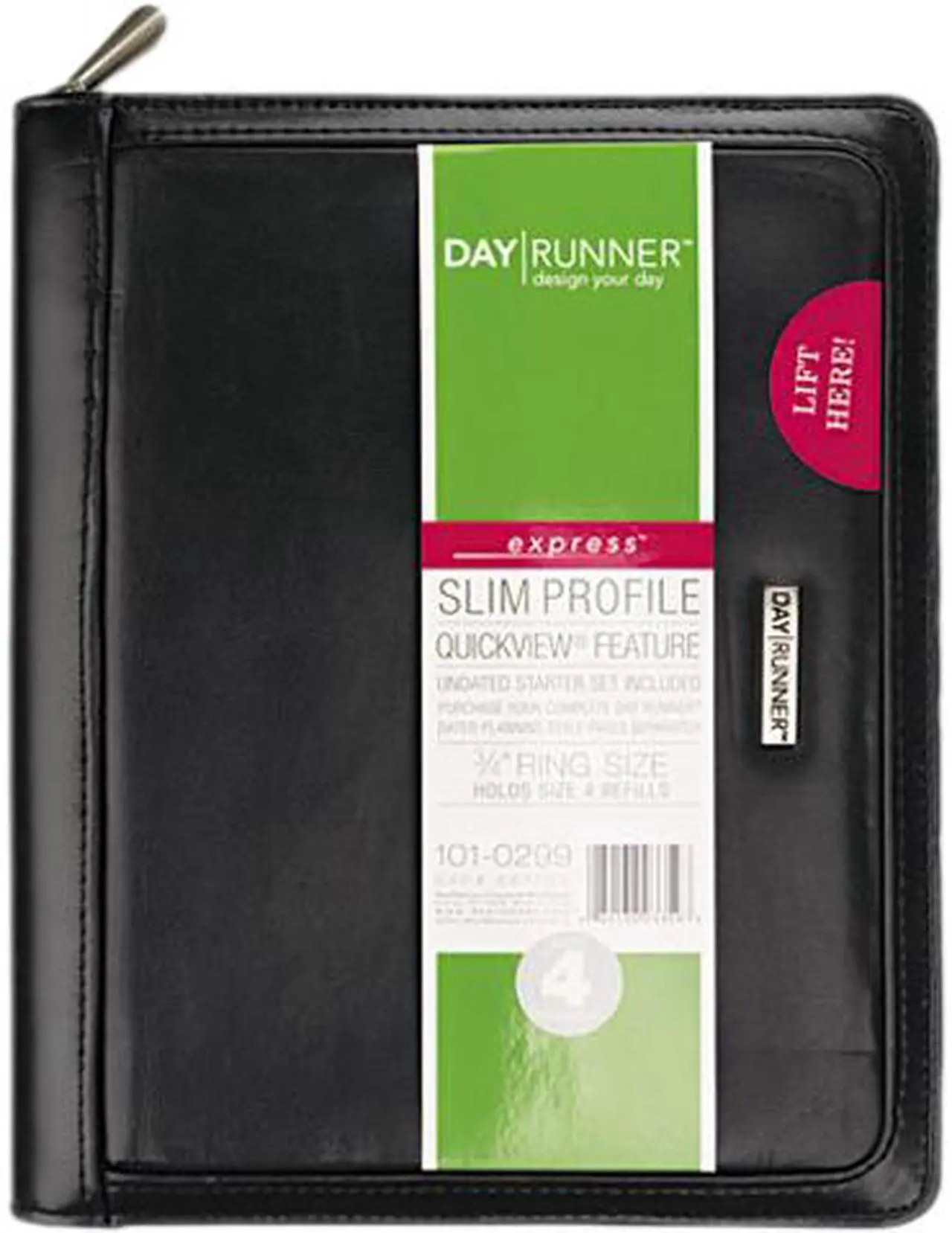 Day Runner 101-0299 Express Windsor Refillable Planner, Black, 5 1/2" x ...