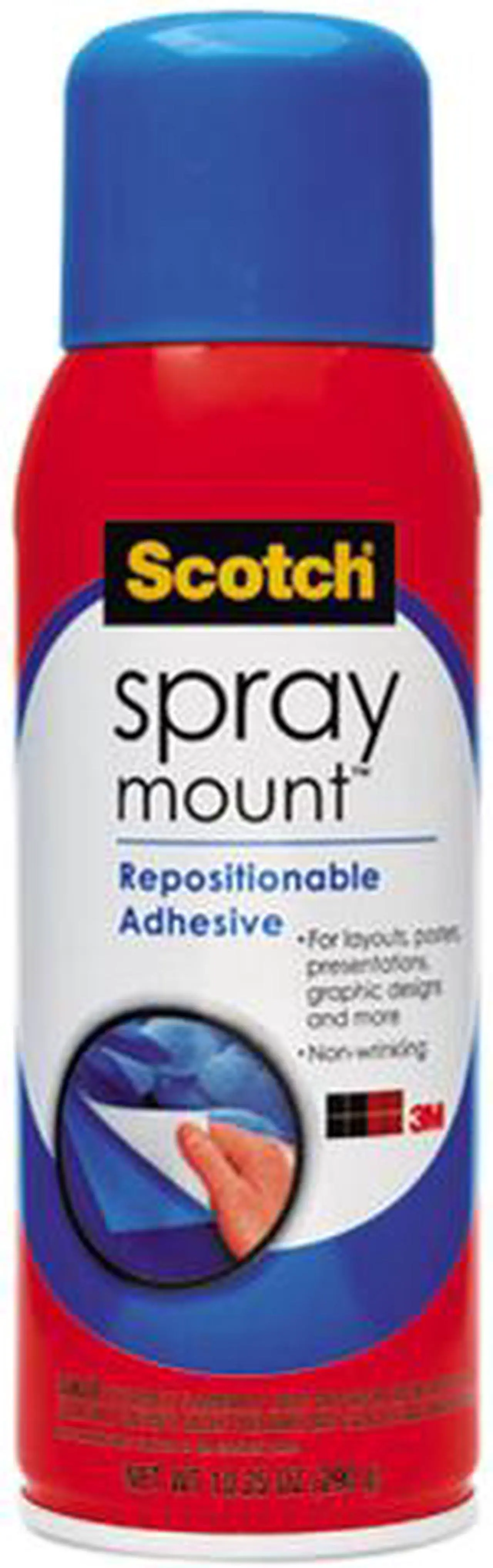 Scotch Spray Mount Artist's Adhesive, 10.25 oz, Repositionable Aerosol ...