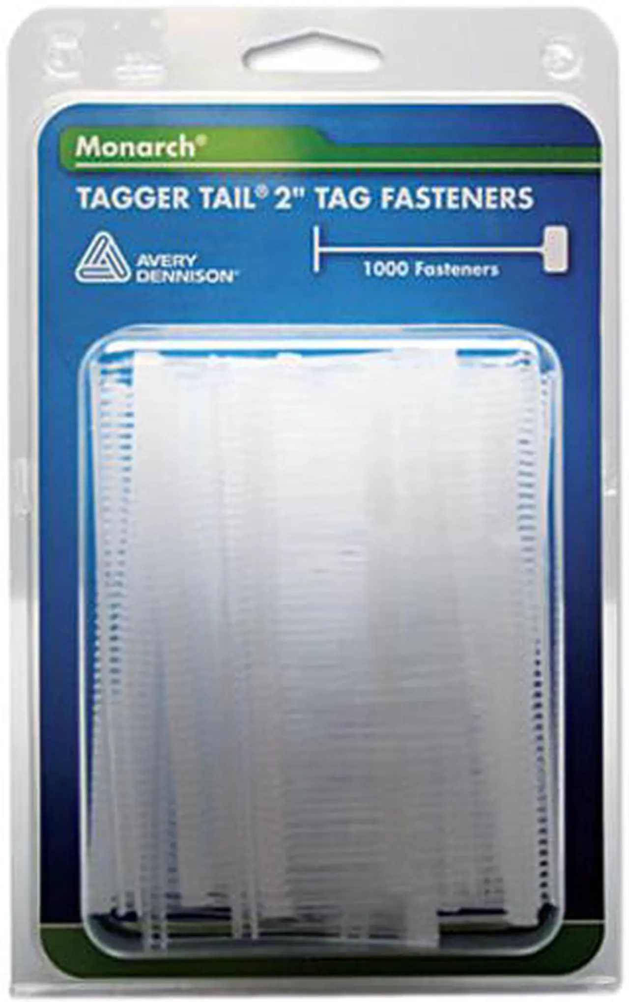 Monarch 925045 Tagger Tail Fasteners, Polypropylene, 2" Long, 1000/Pack ...