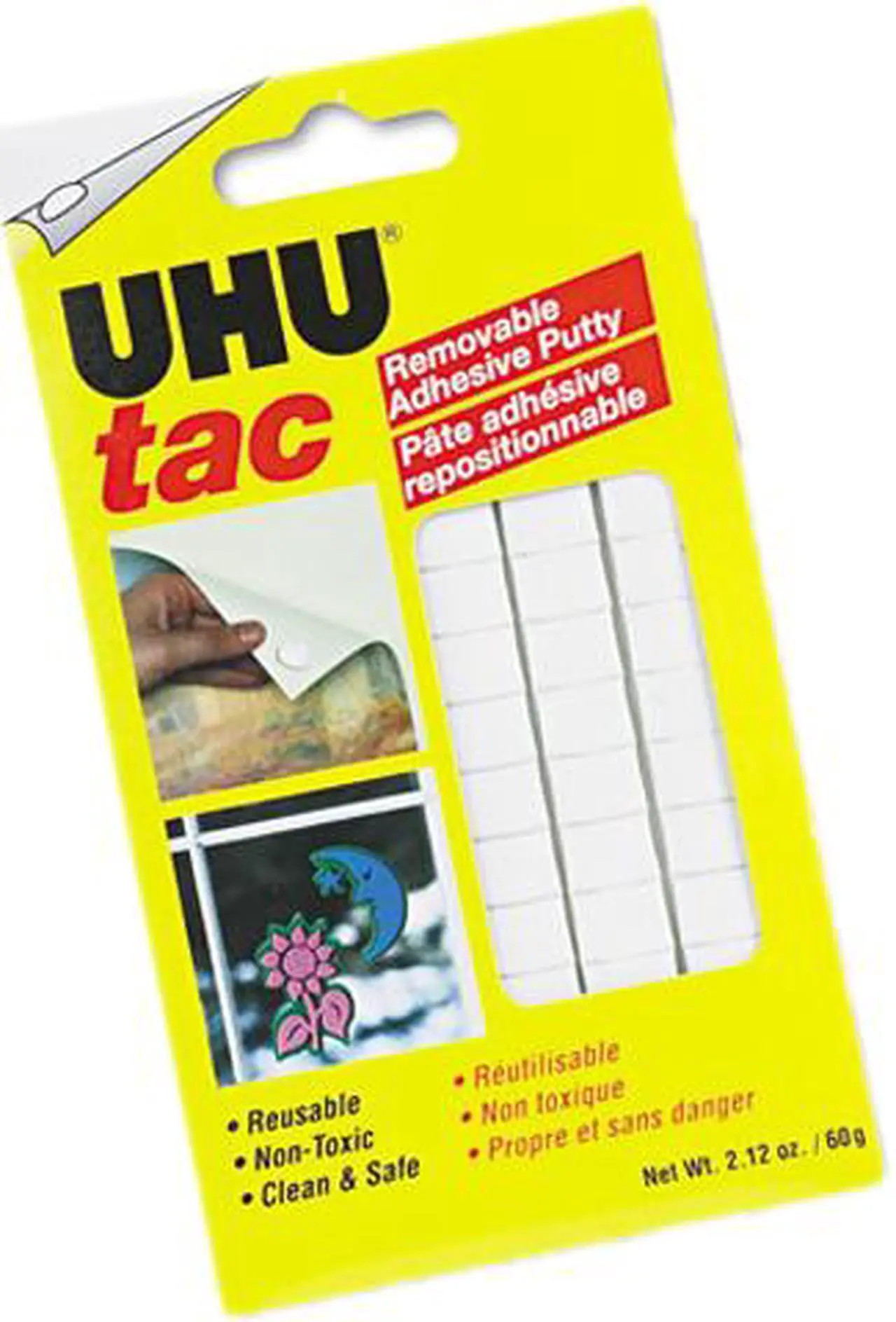 Tac Adhesive Putty, Removable/Reusable, Nontoxic, 2.12 oz/Pack - Newegg.com