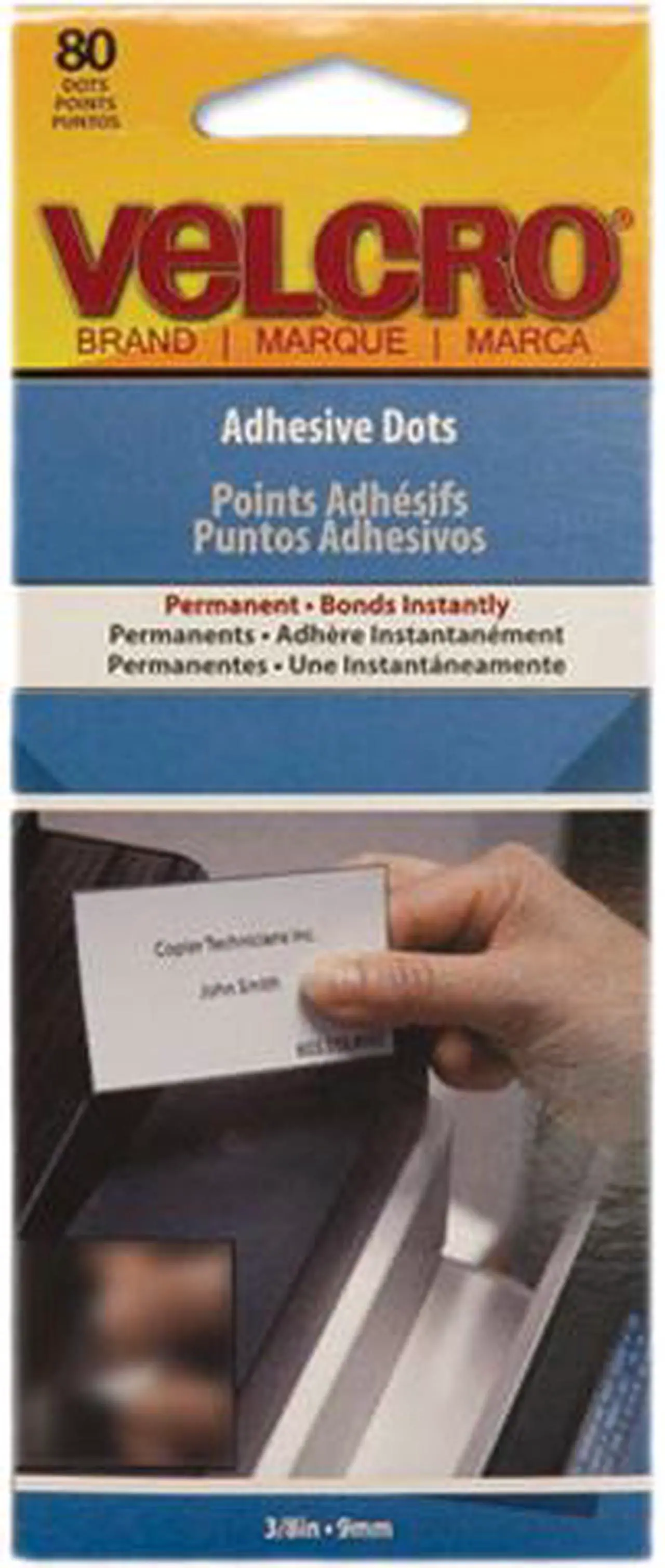 Velcro Glue Dots, Permanent, 1/2" diameter, 80/Carton - Newegg.com