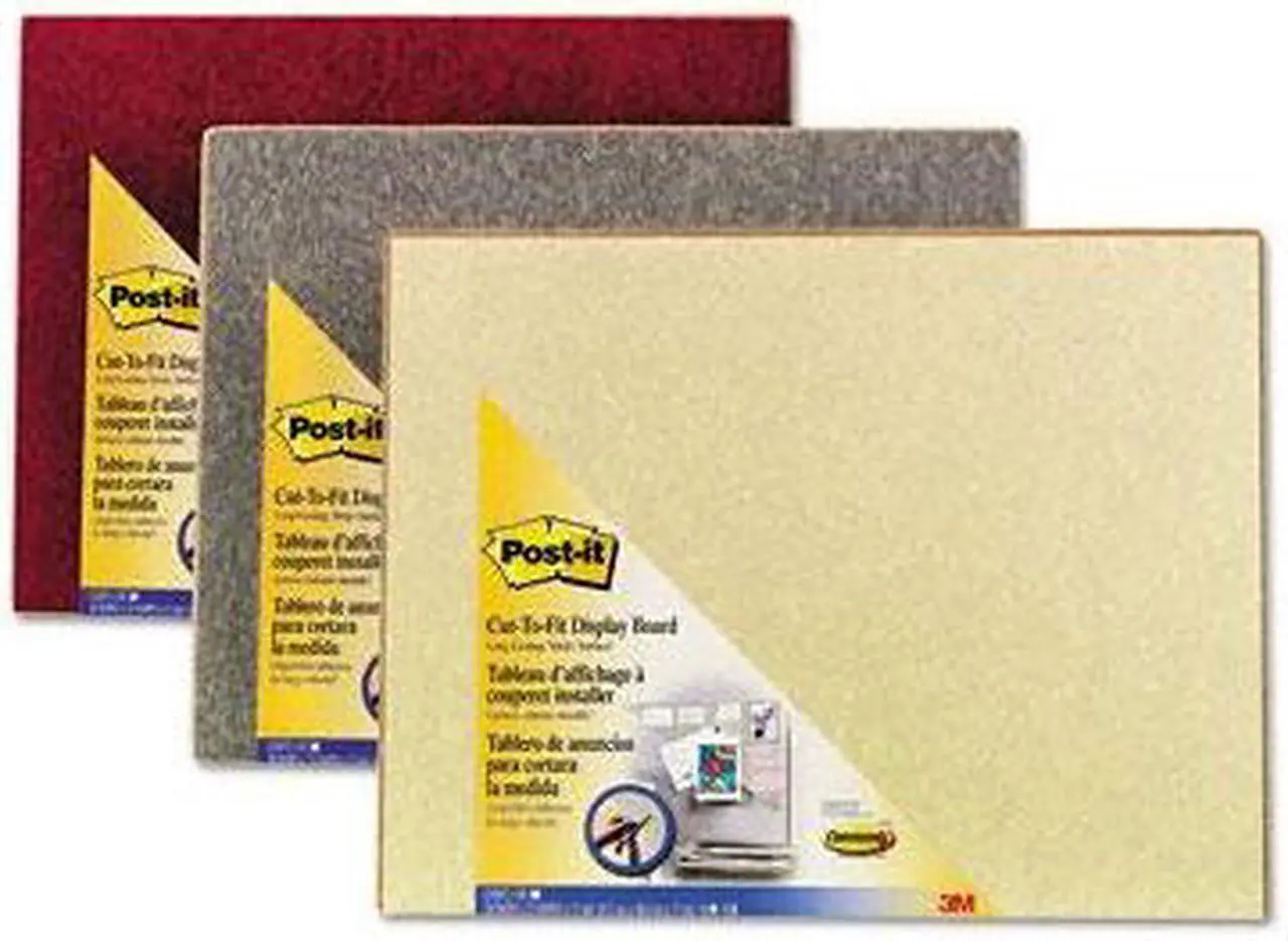 Post-it 558CBK Self-Stick Cut-to-Fit Unframed Bulletin Board, 23 x 18 ...
