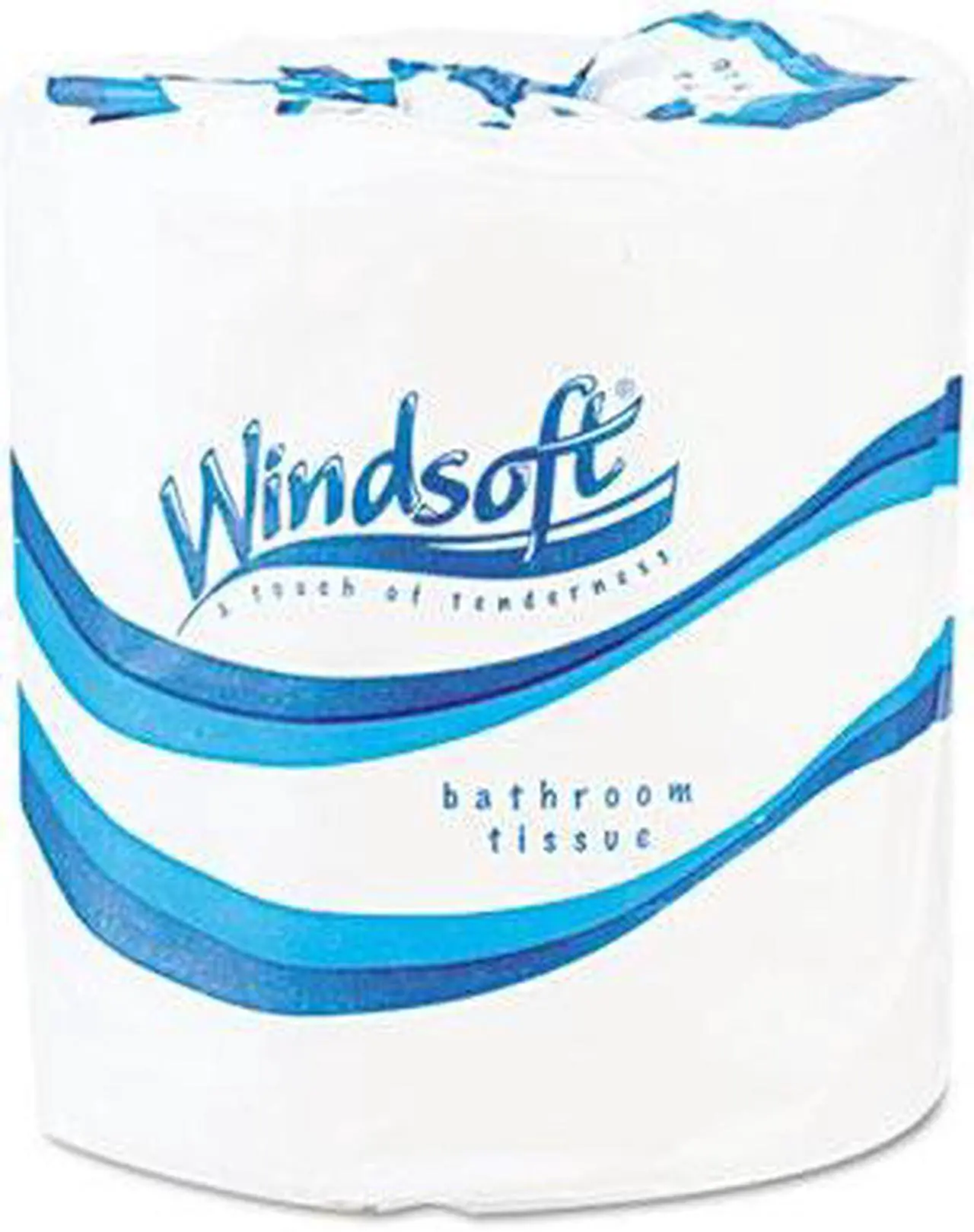 Windsoft 2200 Single Roll Bath Tissue, 500 Sheets/Roll, 96 Rolls/Carton ...