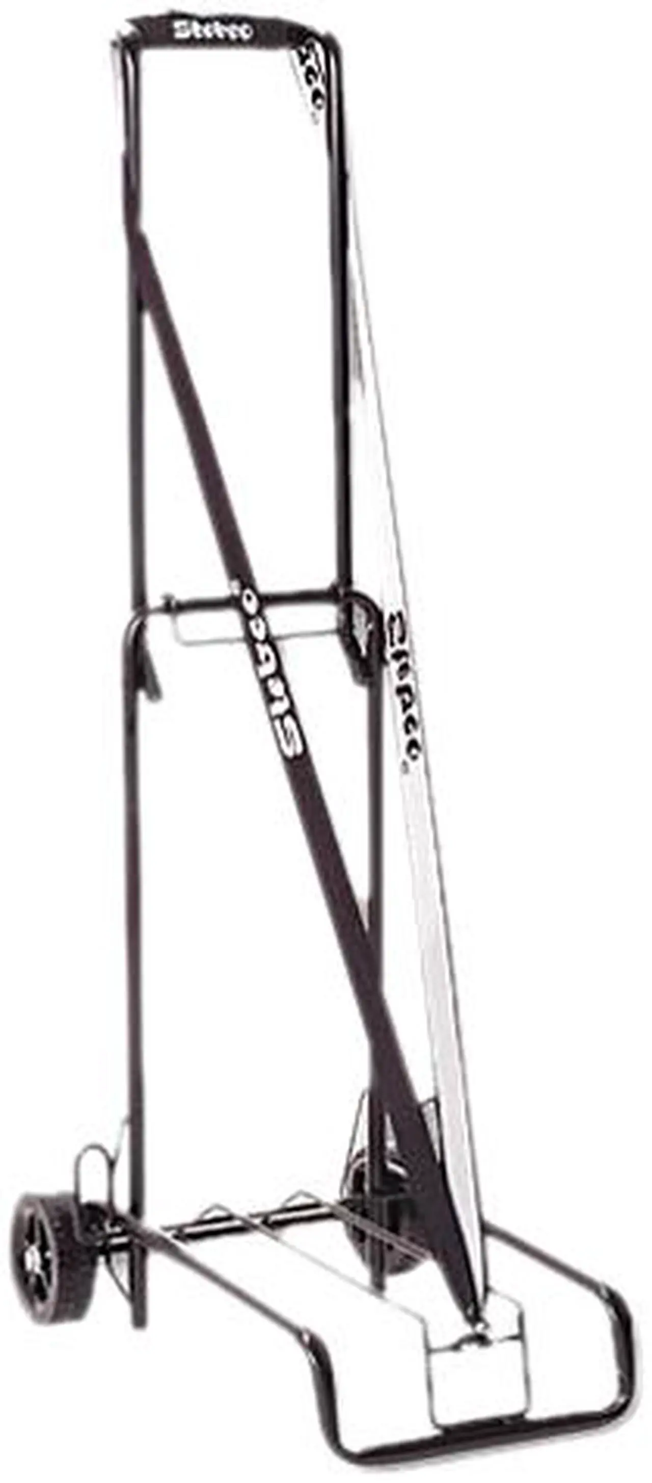 STEBCO 390002BLK Luggage Cart, 125lb Capacity, 13 x 10 Platform, Black ...