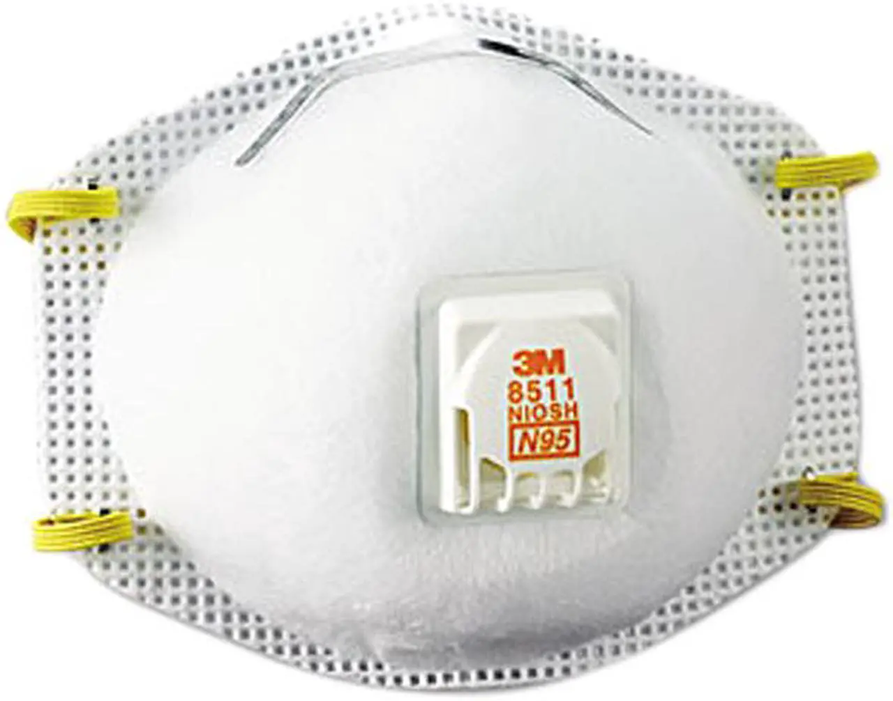 3M 8511 Particulate Respirator w/Cool Flow Exhalation Valve, 10 Masks ...