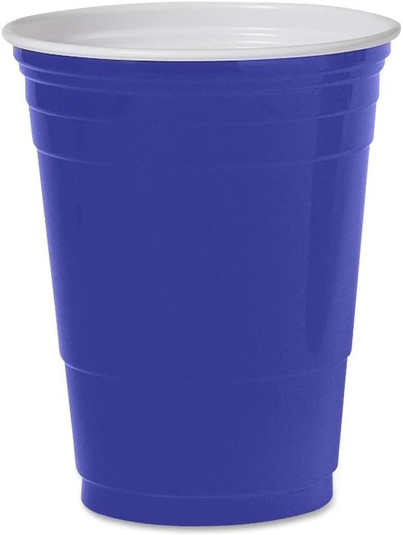 SOLO Cup Company P16BRLCT Plastic Party Cold Cups, 16 oz., Blue, 20 ...