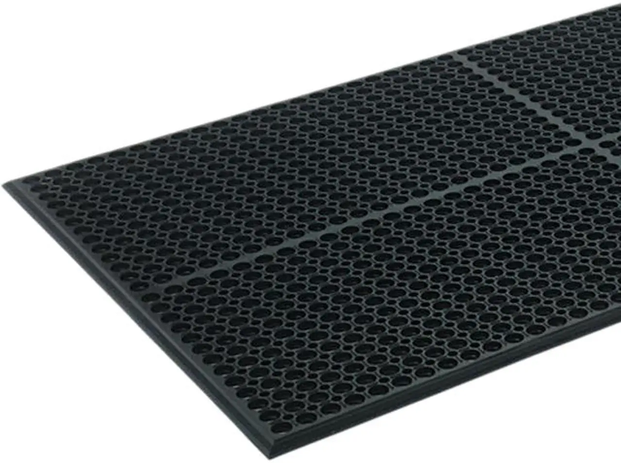 Crown Safewalk-Light Heavy-Duty Anti-Fatigue Mat, Rubber, 36 x 60 ...