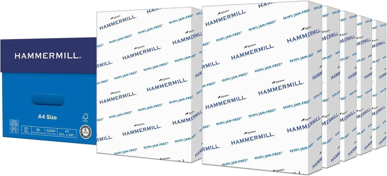 Hammermill Copy Plus Paper - A4 - 8 17/64" x 11 11/16" - 20 lb Basis ...
