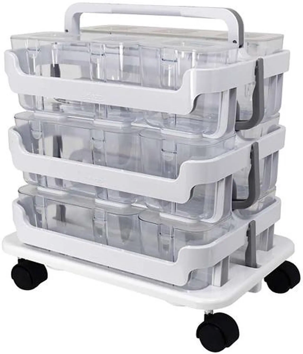 Deflecto 329003BB Stackable Caddy Organizer Caddy Bundle - Newegg.com